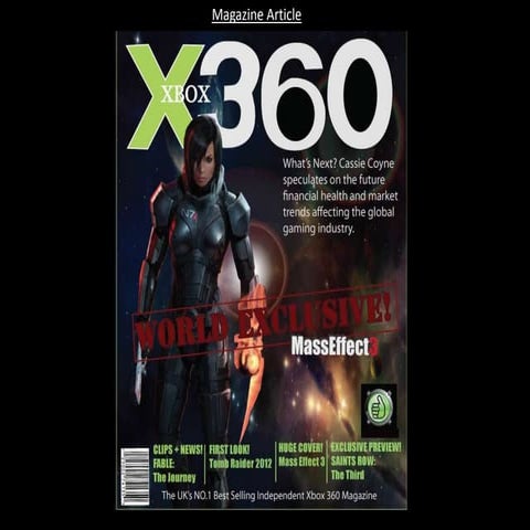 Magazine article presentation | PPTX