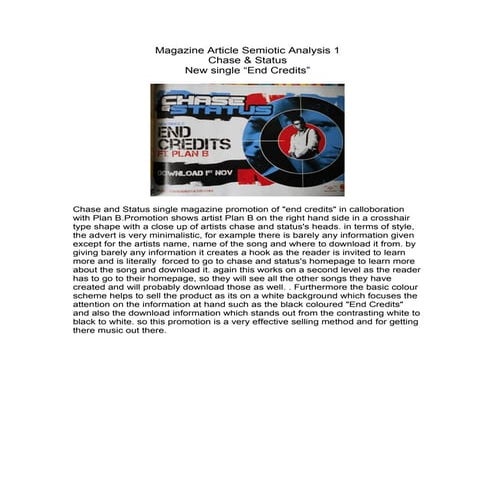 Semiotic Analysis 1 Muse Doc
