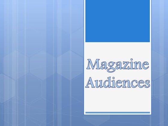 My audience | PPT