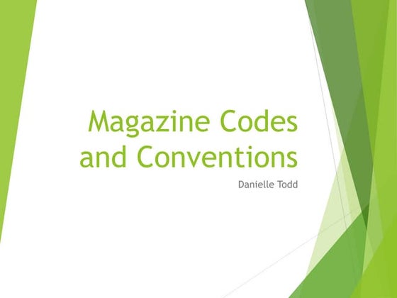 Magazine conventions and_terminology | PPTX