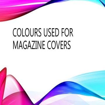 Magazine colours | PPTX