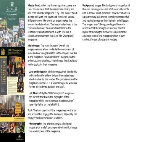 Magazine comparison | PPT