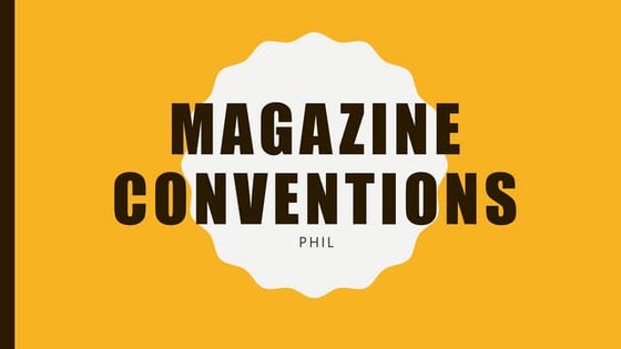 Fashion magazine context | PPT