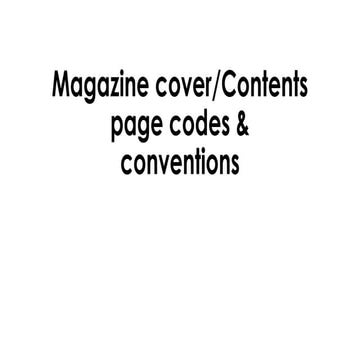 Magazine cover | PPTX | Desktop Publishing | Computer Software and ...