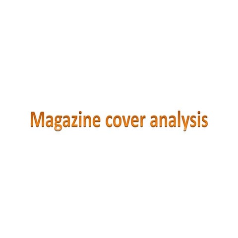Music Magazine Montage | PPT