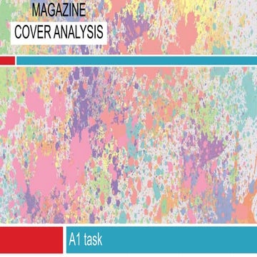 Magazine cover analysis | PPT
