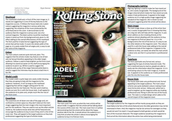 Magazine cover analysis kerrang! | PPT