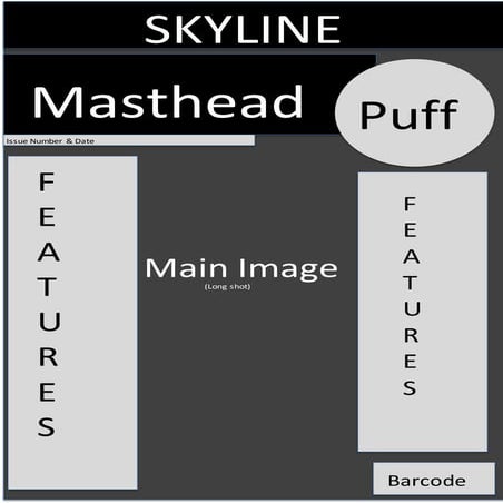 Magazine cover flatplan | DOCX