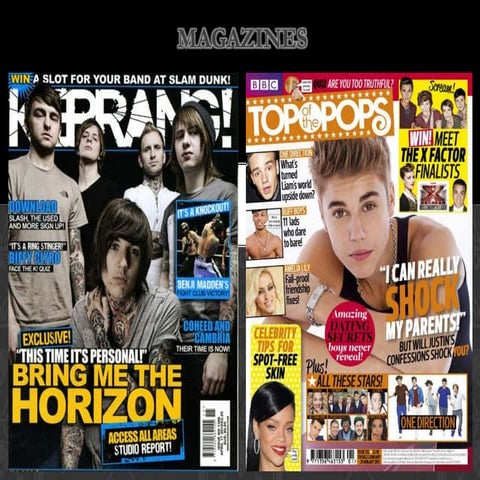 Conventions of a Music Magazine | PPT