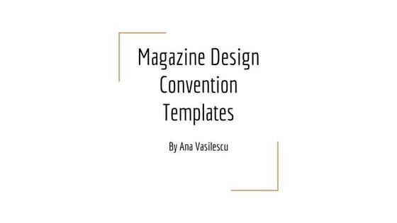 Magazine conventions | PPT