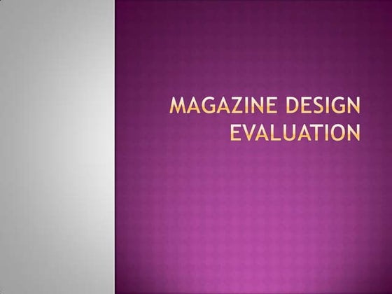 Magazine Research Questionnaire | PDF