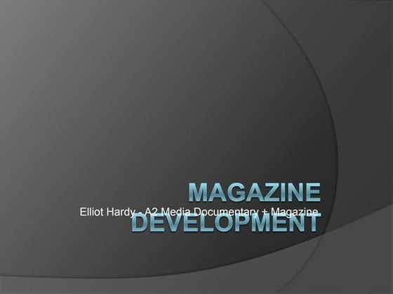 Magazine Content Page Graphical Design | PPT