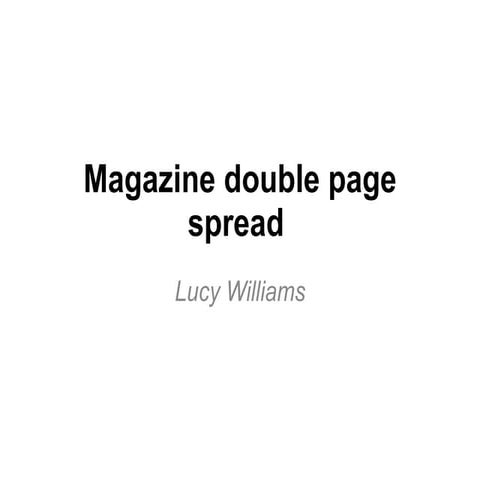 NME Double Page Analysis | DOCX