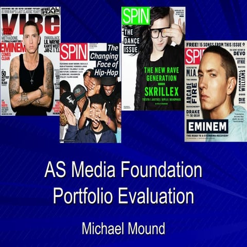 As media studies coursework presentation | PPTX