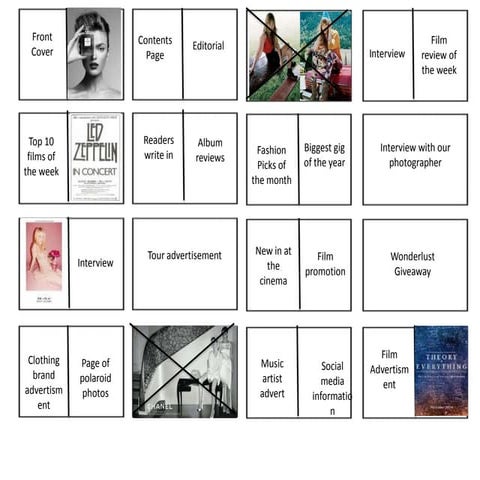 Magazine flat plan | PPTX