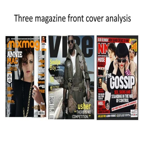 Mixmag front cover analysis | PPT