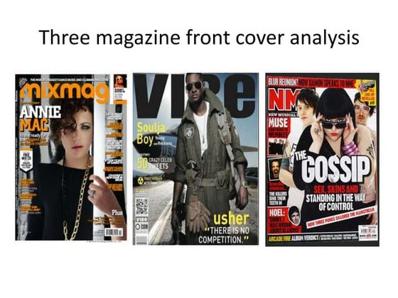 Analysing magazine front covers | PPT