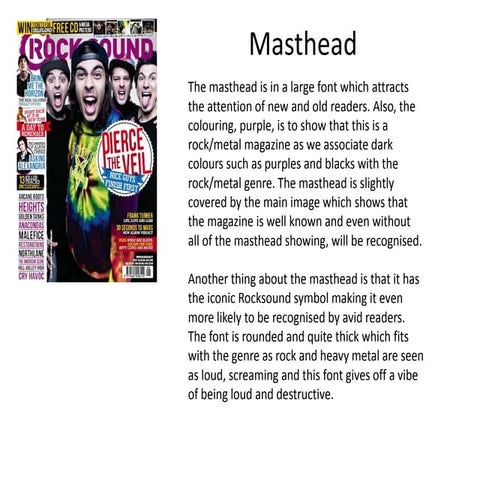 Magazine Front Cover Analysis. | PPT