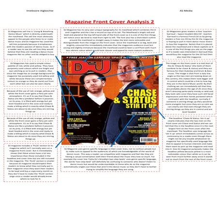 Magazine front cover analysis 2 | DOCX