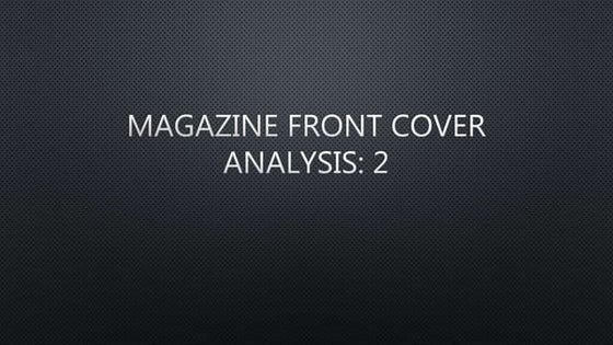 Inception film magazine analysis | PPT