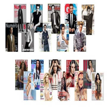 Magazine Front Cover Research - Mood Board | PPTX