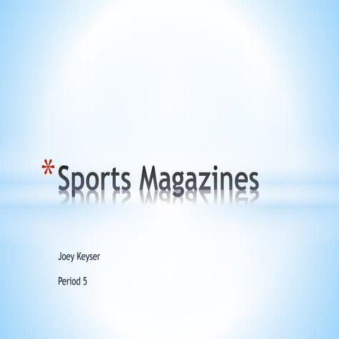 Magazine Genre Research | PPTX