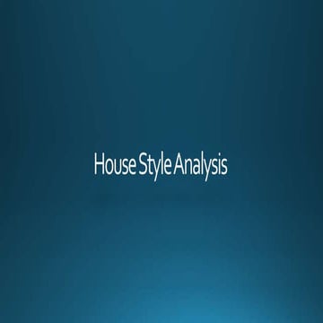 Magazine house style research | PPTX