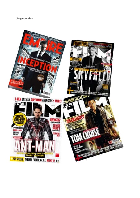 Magazine layouts | DOCX