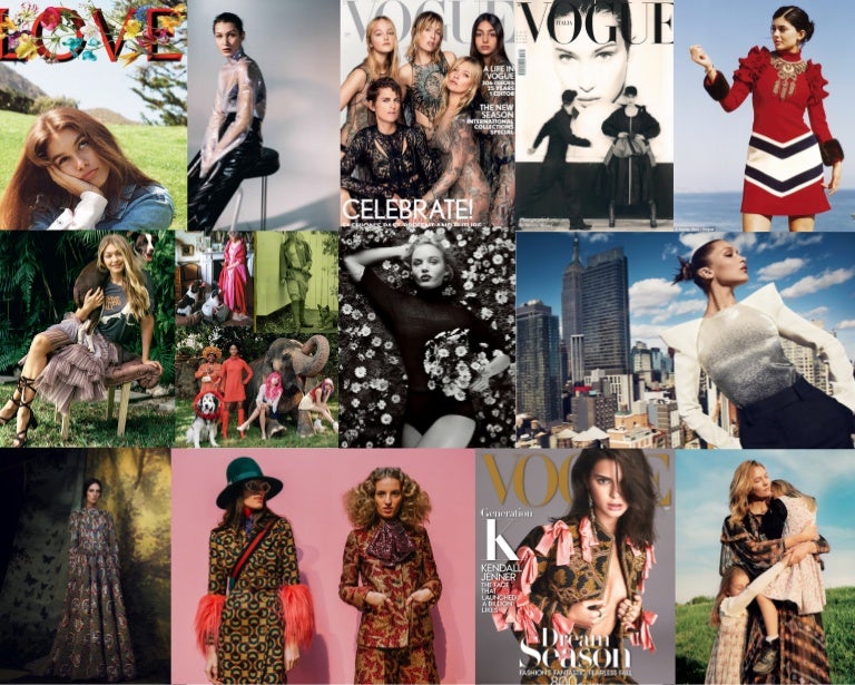 Magazine moodboard