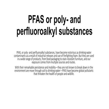 PFAS | PPTX
