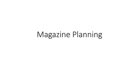 Magazine Cover Terminology | PPT