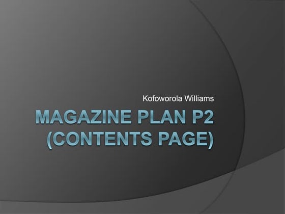 GQ MAgazine | PPT