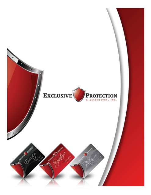 Executive Protection Training For Security Personnel and LE | PPTX