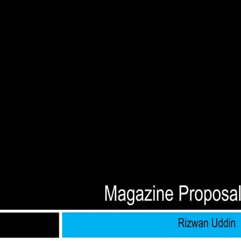 Magazine proposal | PPT