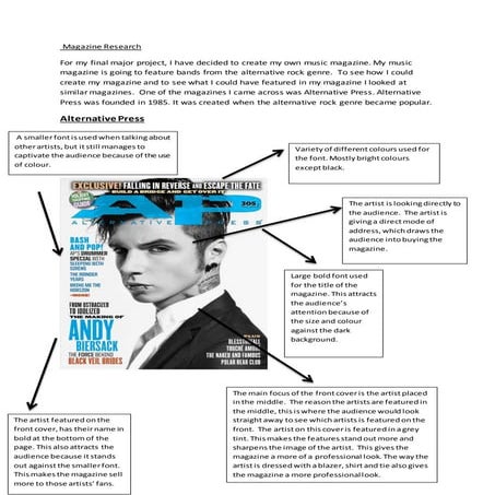 Magazine research | PDF