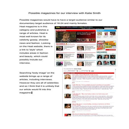 Magazine for Interview | DOC