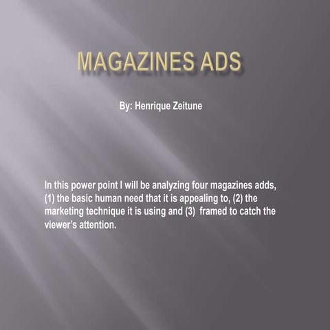 Analyzing ads | PPTX