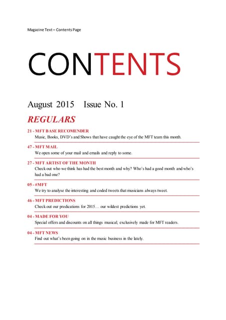 Magazine Cover Lines | PPTX