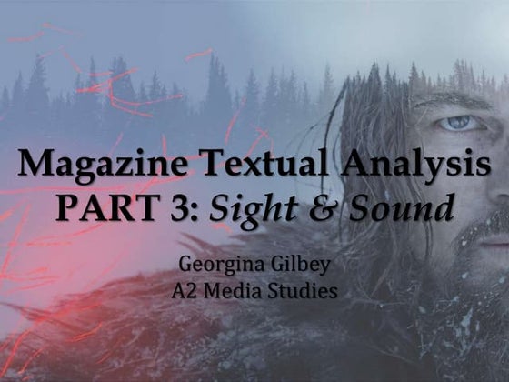 Magazine cover analysis v2 | PPT