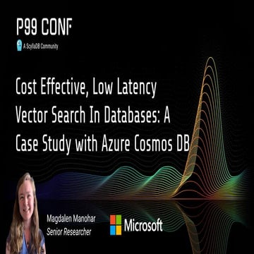 Cost Effective, Low Latency Vector Search In Databases: A Case Study ...