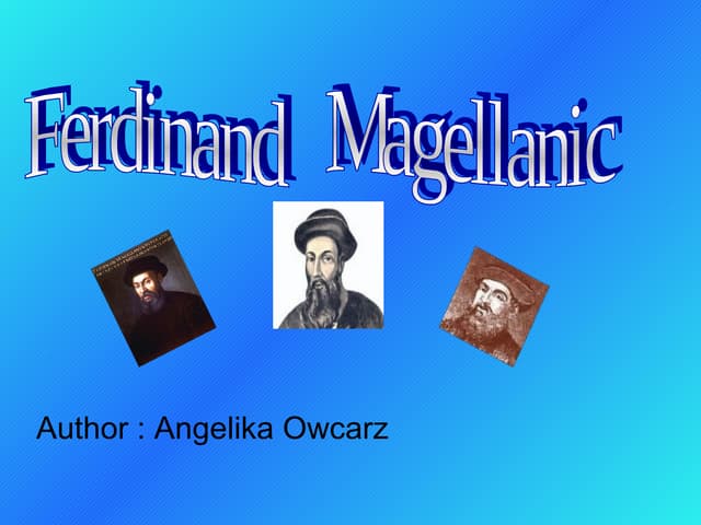 Ferdinand magellan powerpoint. | PPT