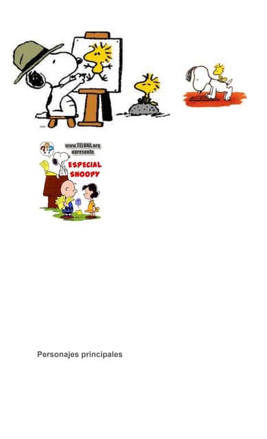 Personajes de la historieta snoopy | PPT