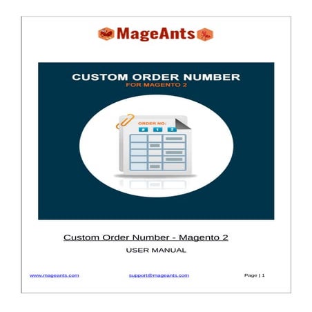 Magento 2 Custom Order Number Pdf
