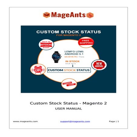 Magento 2 Custom Stock Status Pdf Technology And Computing 5453