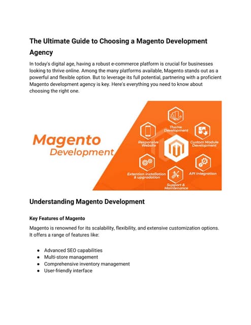 Magento 2 migration services | PDF | Web Development | Internet