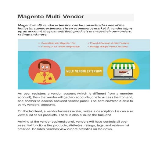 Magento multi vendor | DOCX