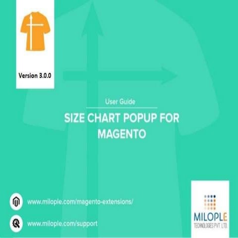 Magento size chart pop up extension: User Guide | PPTX