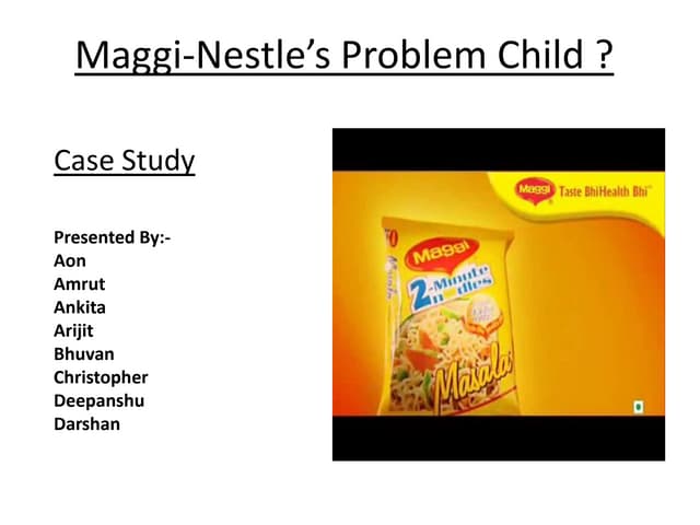 1. maggi the-product-life-cycle | PPT