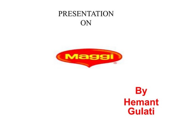 1. maggi the-product-life-cycle | PPT