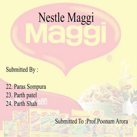 Maggi | PPT